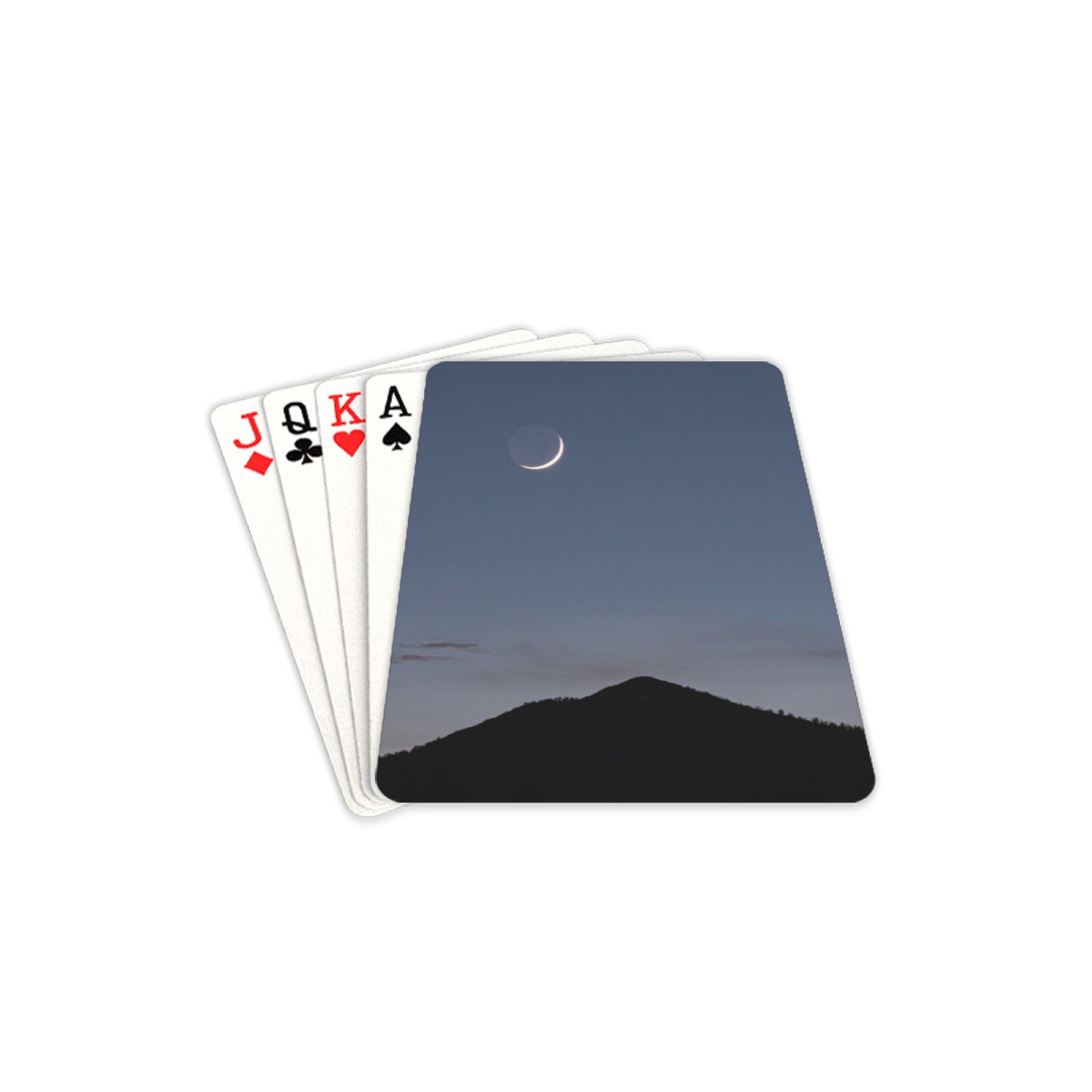 crescent moon Playing Cards 2.5"x3.5" | ID: D5527641
