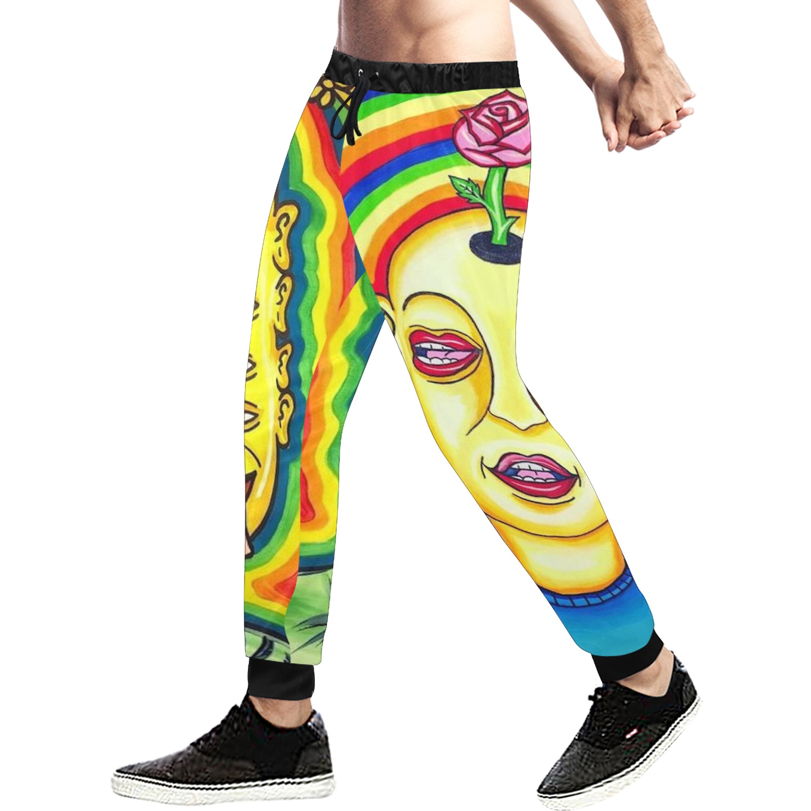 2face Men's All Over Print Sweatpants (Model L11) | ID: D5505603