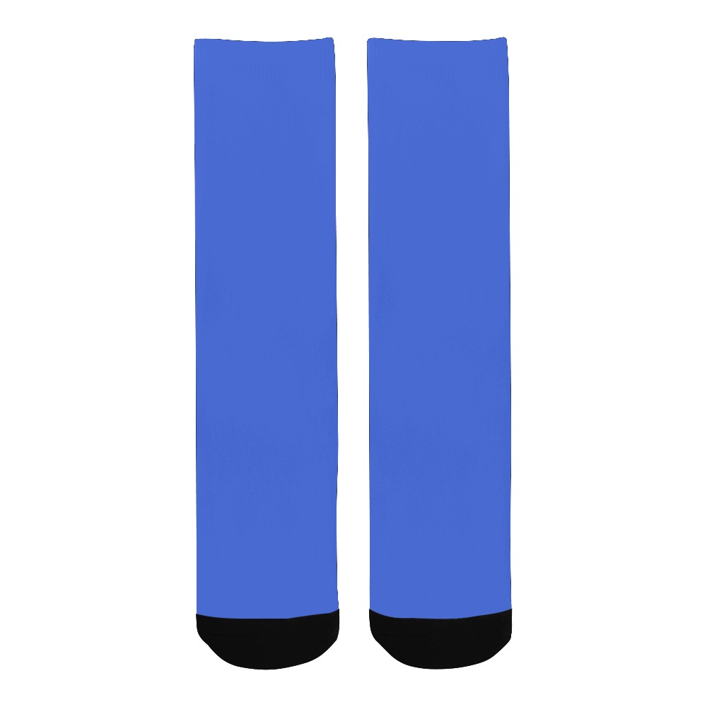 color royal blue Men's Custom Socks | ID: D5505987