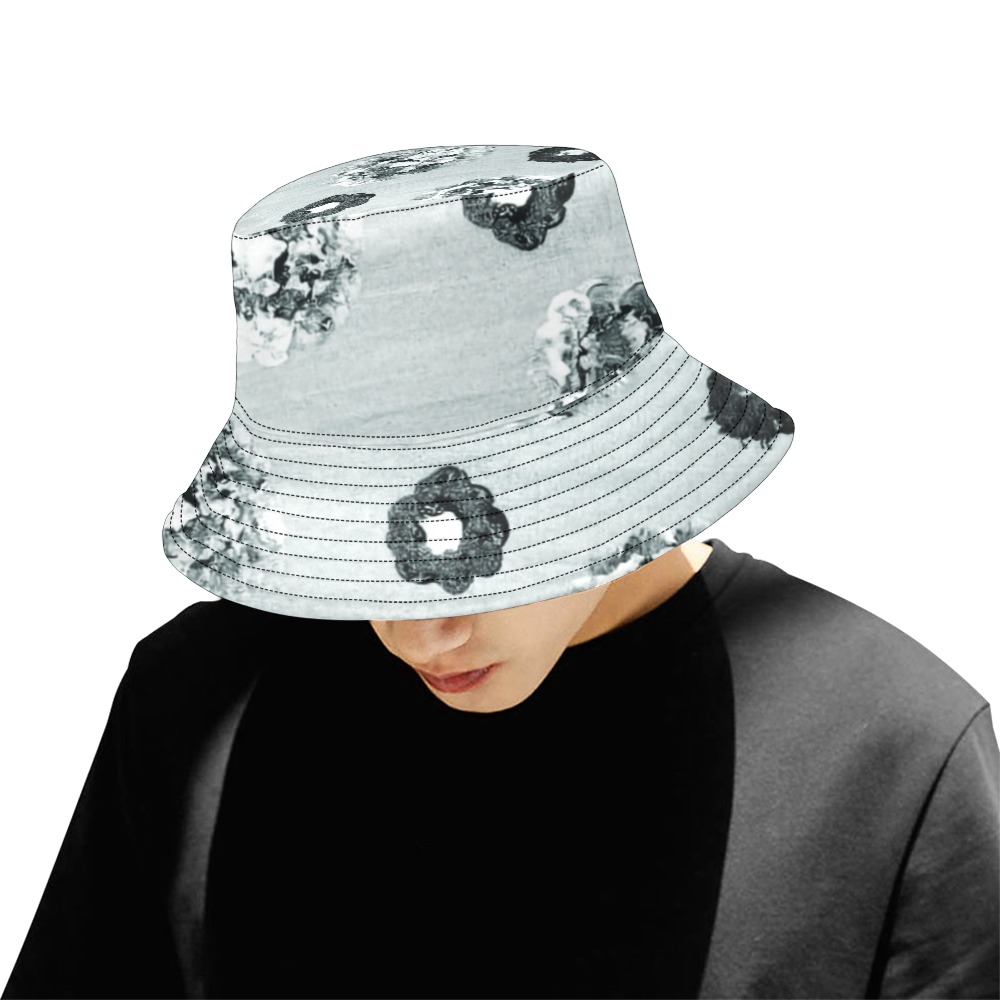 Bouquet Noir Bucket Hat All Over Print Bucket Hat for Men | ID: D5475731