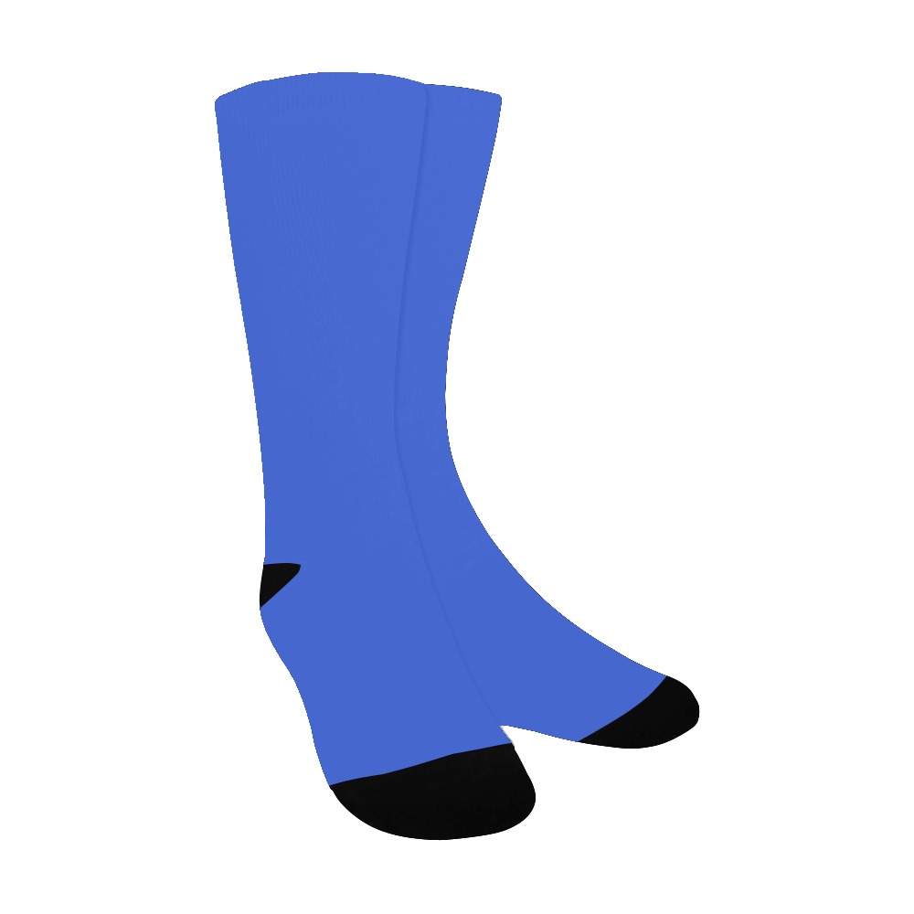 color royal blue Men's Custom Socks | ID: D5505987